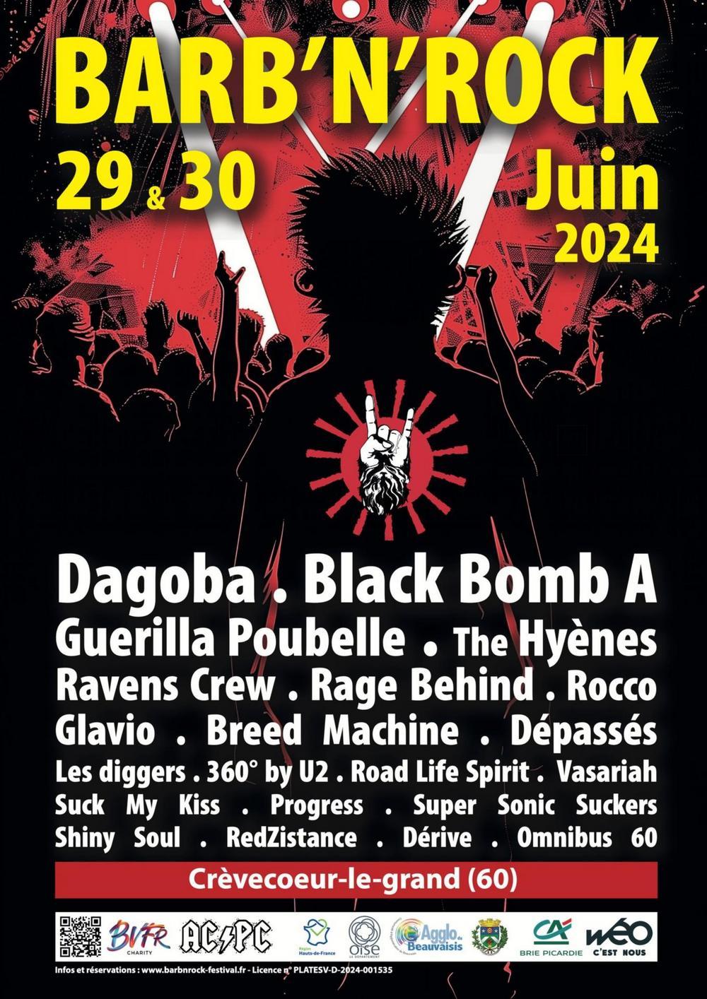 Festival Barb'n'Rock 2024 dates et programmation des concerts