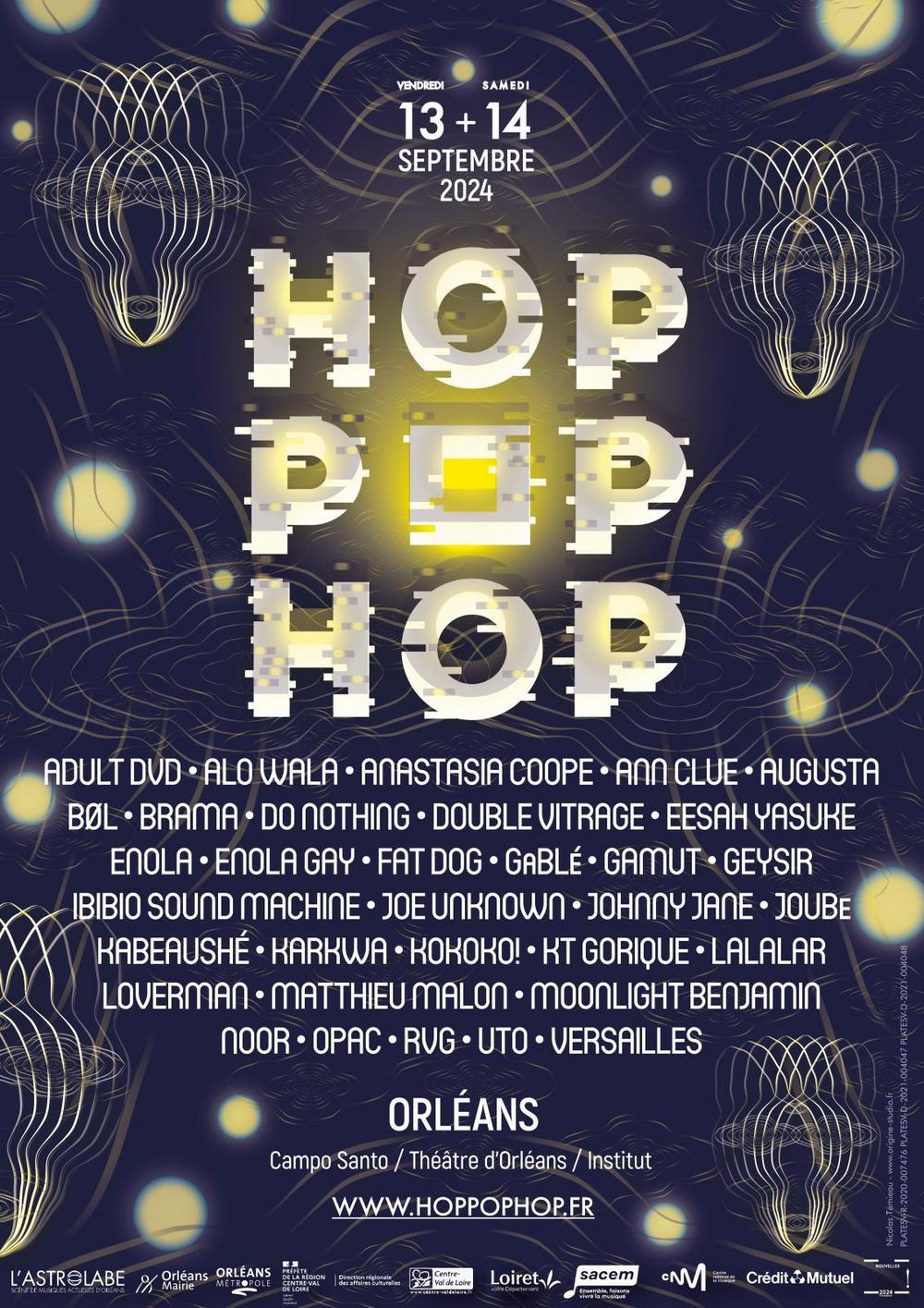 Festival Hop Pop Hop 2024 Orléans programmation et billetterie