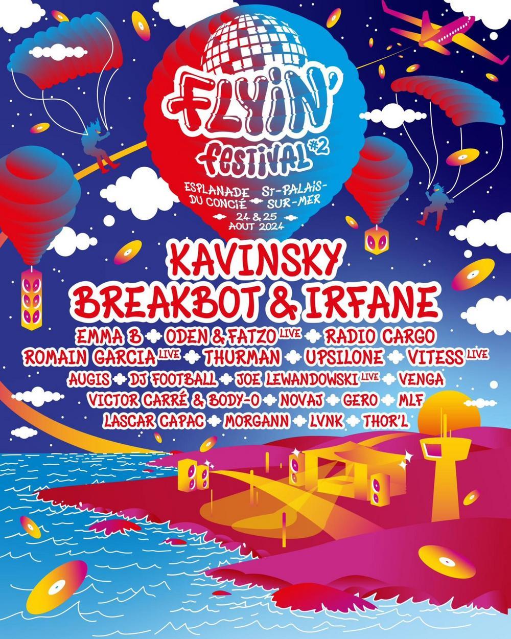 Flyin Club Festival 2024 Saint Palais sur Mer programmation et infos ...