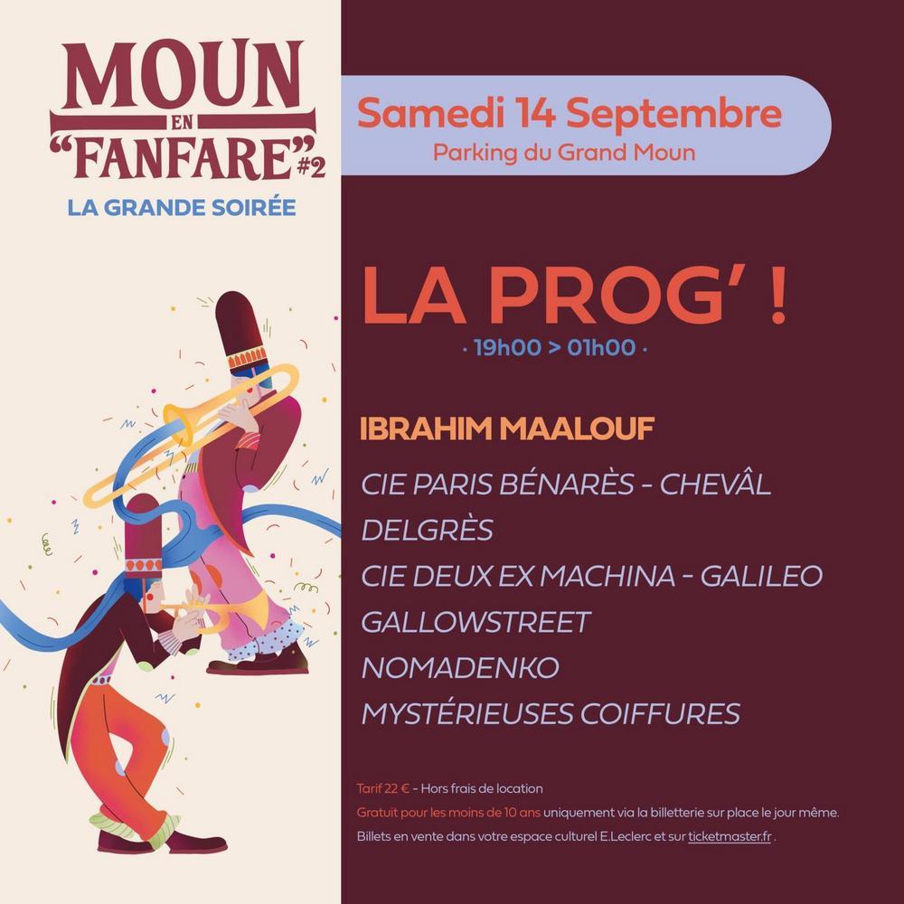 Moun en Fanfare 2024 programmation et billetterie